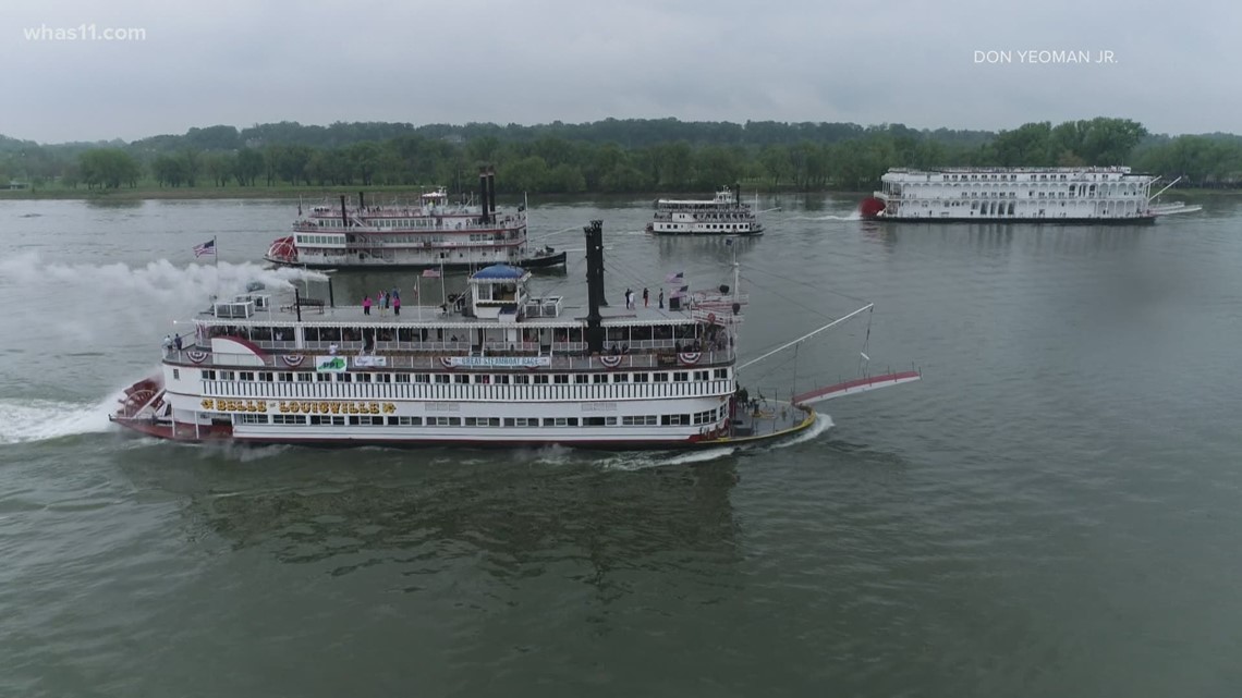 Belle of Louisville wins 2021 Great Steamboat Race | whas11.com