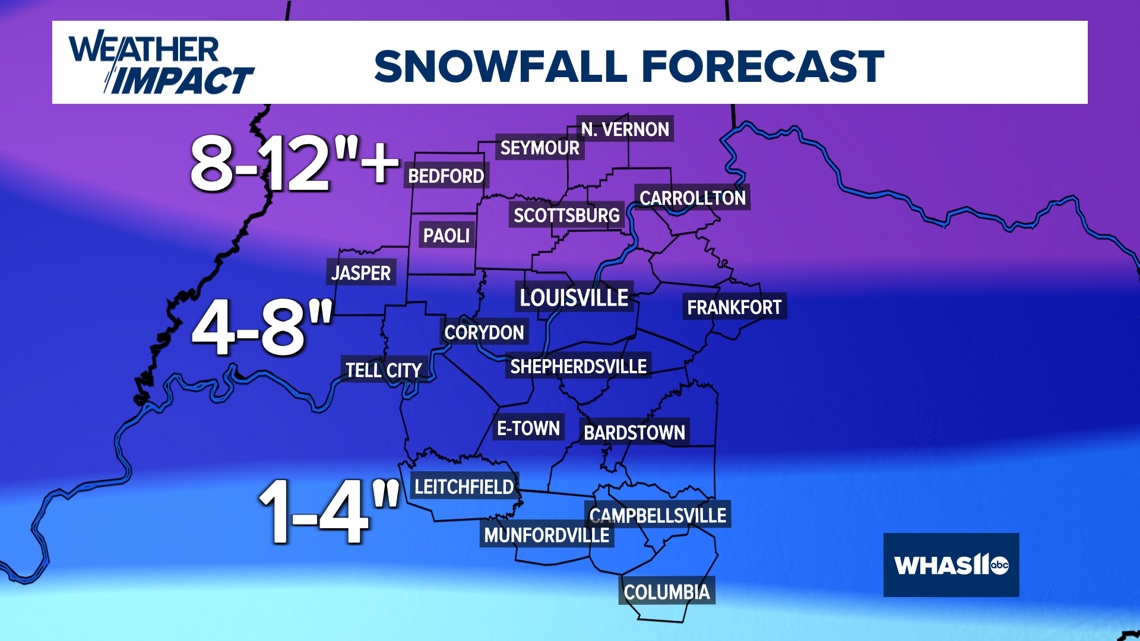When is the snow supposed to start? | Winter storm warning issued for ...