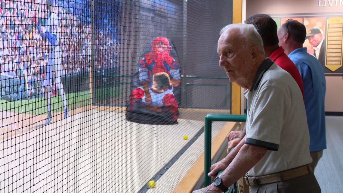 WWII veteran honored during Slugger Field's Military Appreciation ...