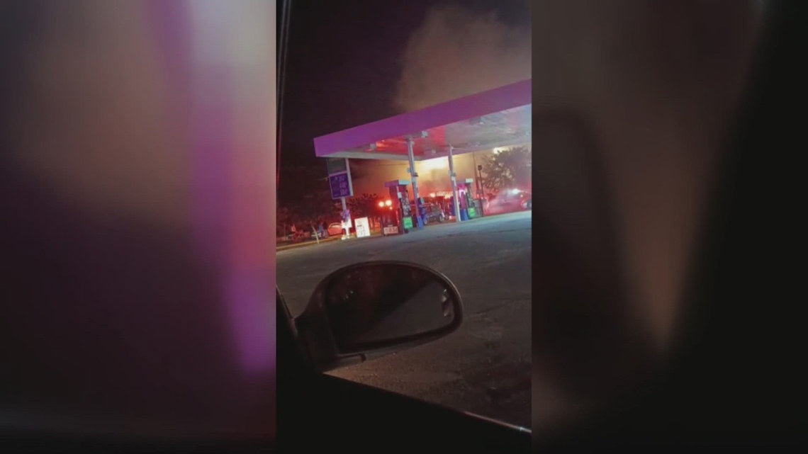 Former donut shop catches fire in New Albany | whas11.com