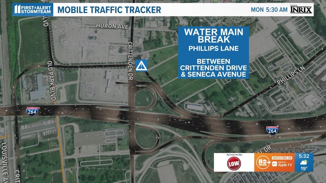 Crews working on water main break in Louisville | whas11.com