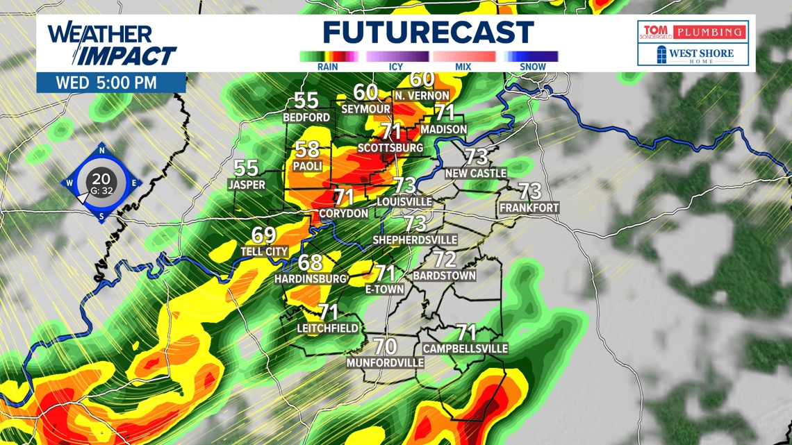 Strong to severe storms to bring rain, hail on Wednesday | Weather ...