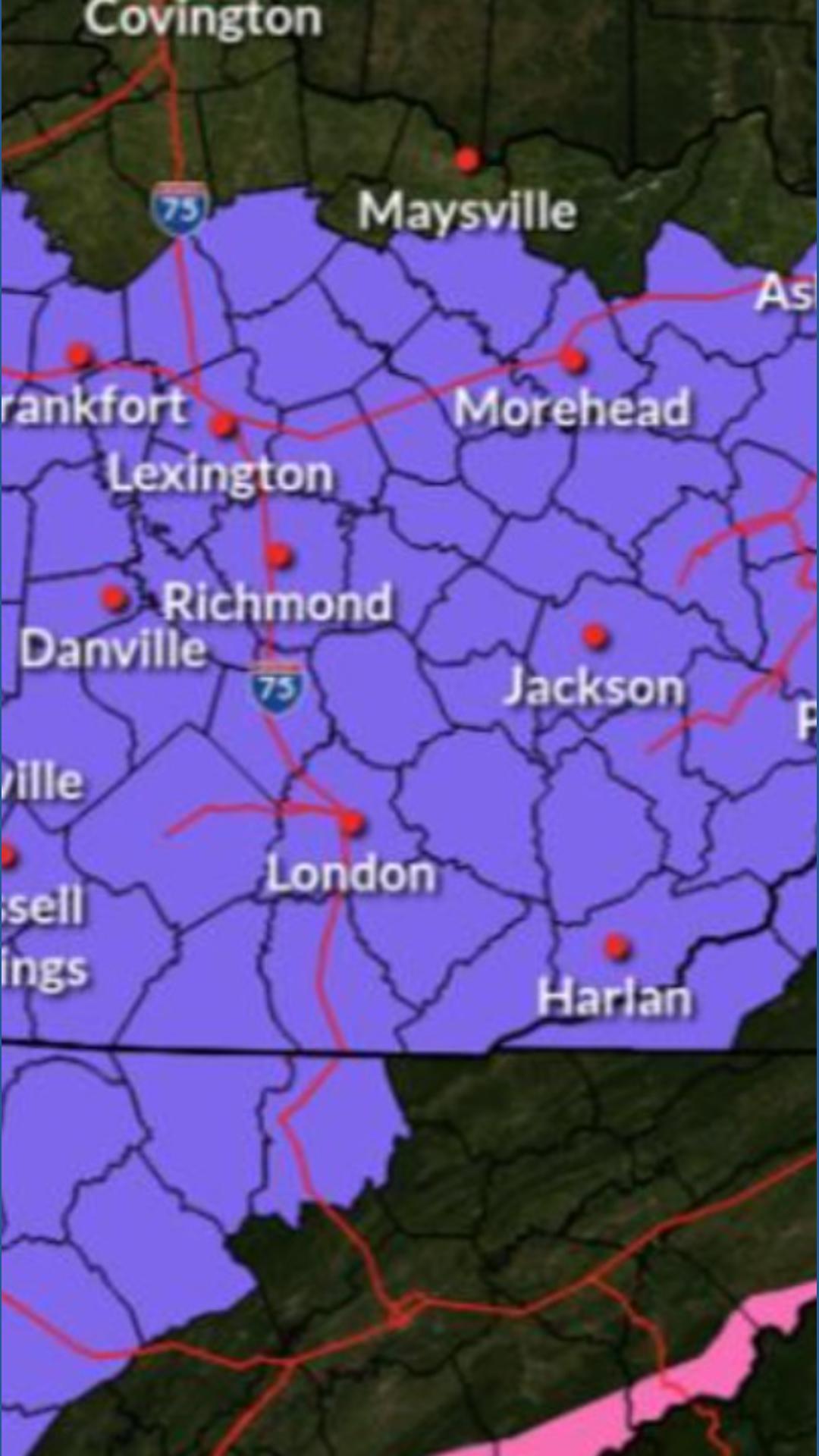 Several Kentucky and Indiana counties under Winter Weather Advisory ...