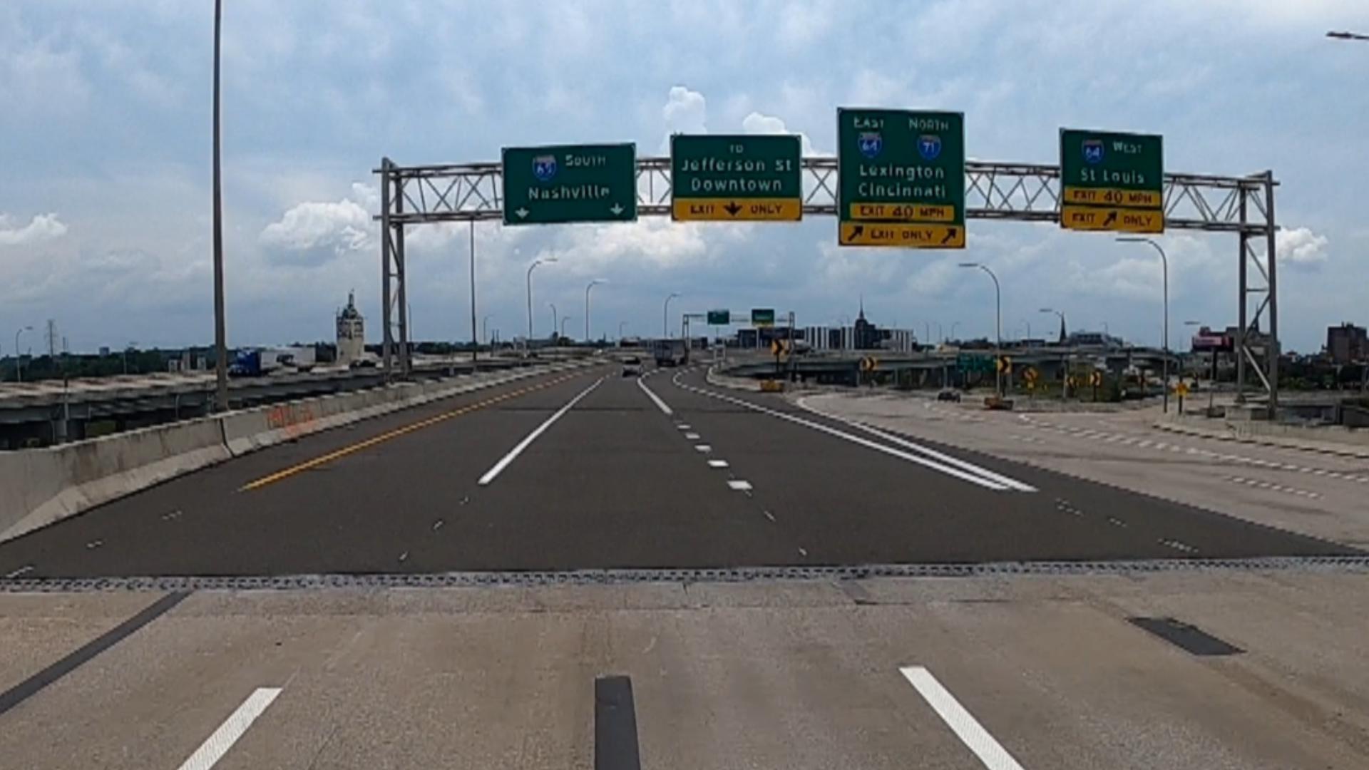 Road work on I-65 S in Louisville finishes ahead of schedule | whas11.com