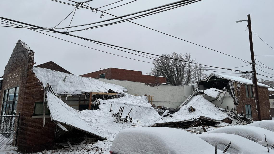 Roof collapse at Old Milk Factory in Louisville's Limerick neighborhood ...
