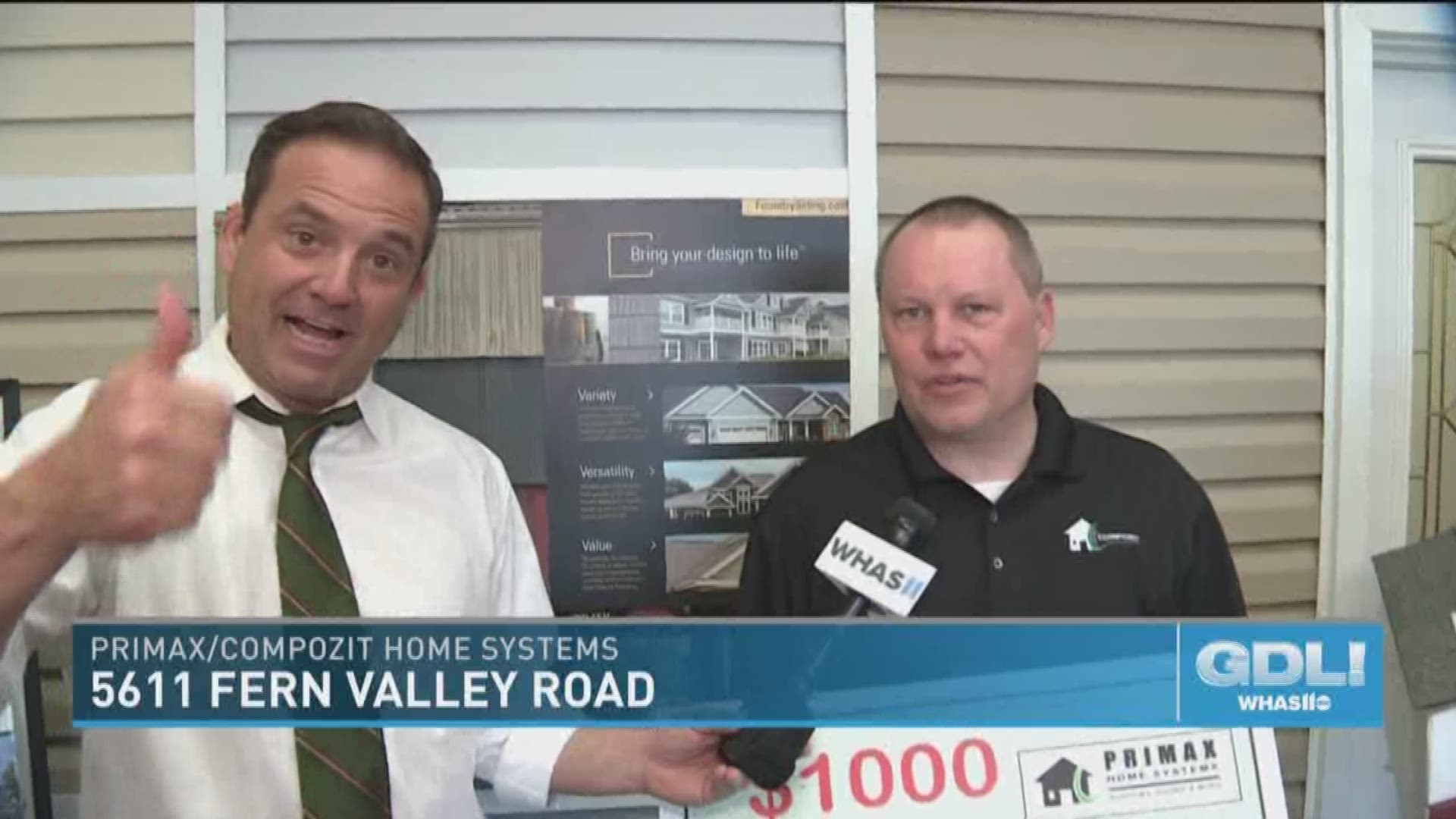 Tony Vanetti at Primax/Compozit Home Systems | whas11.com