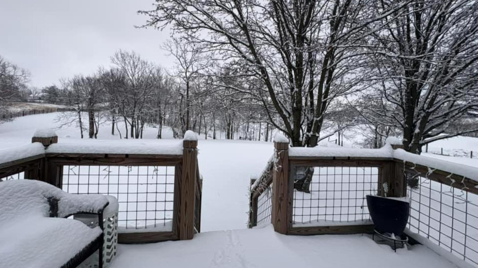 PHOTOS: Viewer photos of first snowfall of the season in Kentucky ...