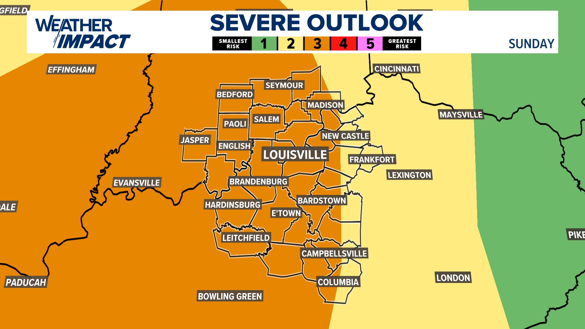 Potential for strong storms returns Sunday night | Weather Impact Blog ...