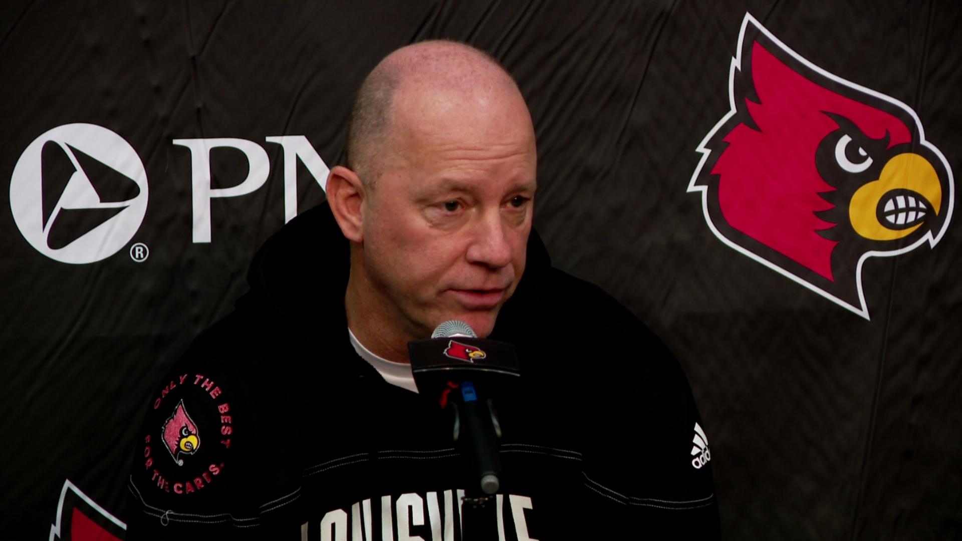 'Over the line': UofL coach Jeff Brohm addresses threats, focuses on ...