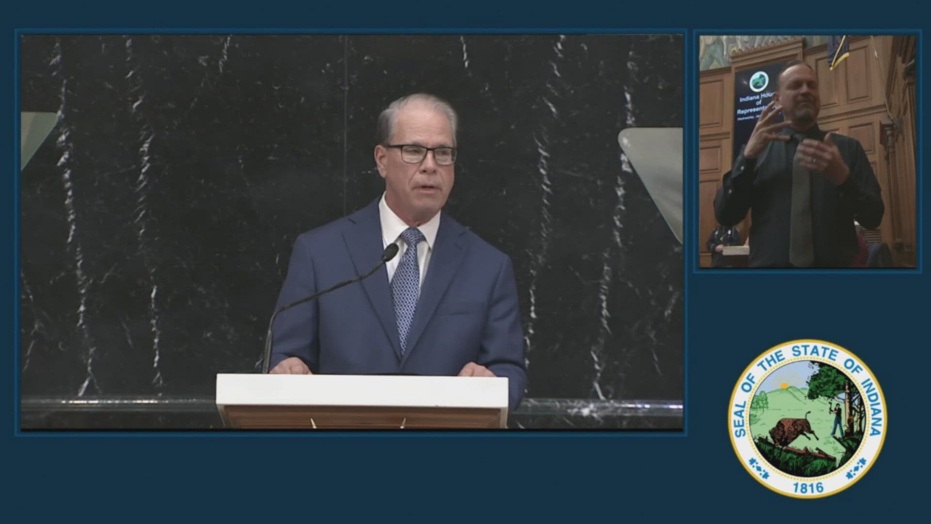 Indiana Gov. Mike Braun focuses on immigration during State of the ...