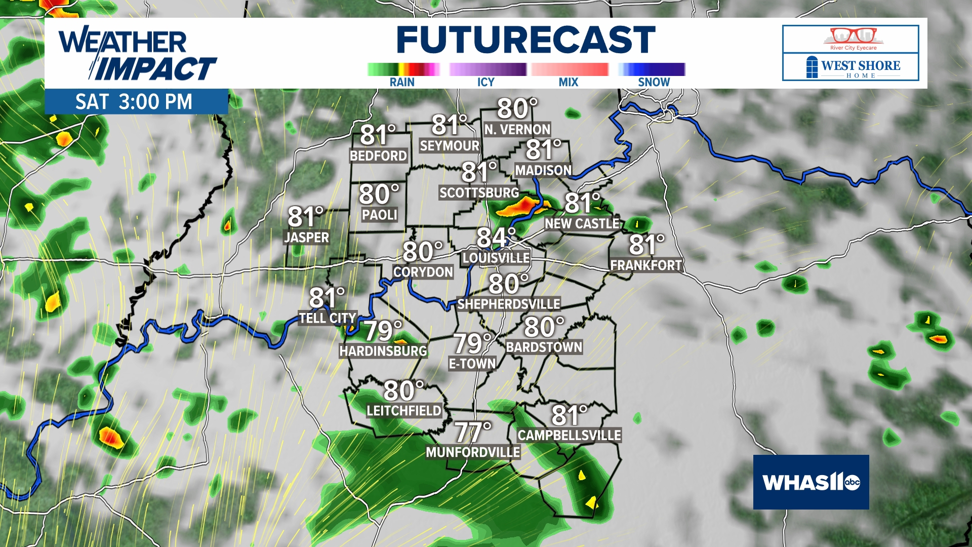 Tracking severe weather in Louisville-area Friday; Timing out threats ...