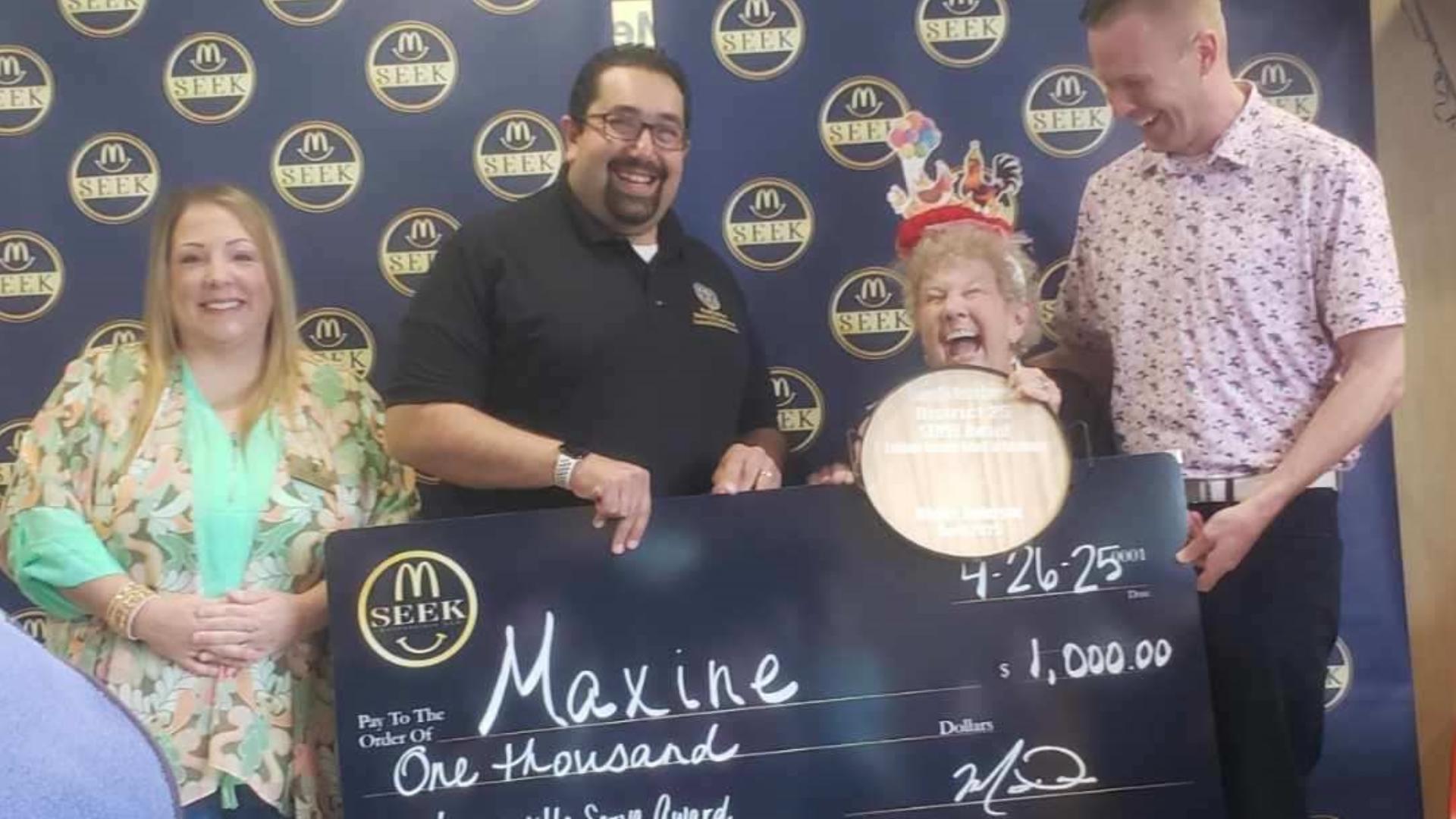 Maxine Anderson honored for 35 years at Valley Station McDonald's ...