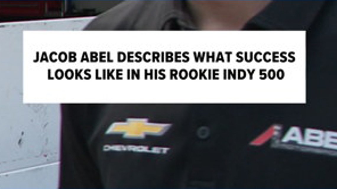 Jacob Abel describes what success looks like in his Rookie Indy 500 ...