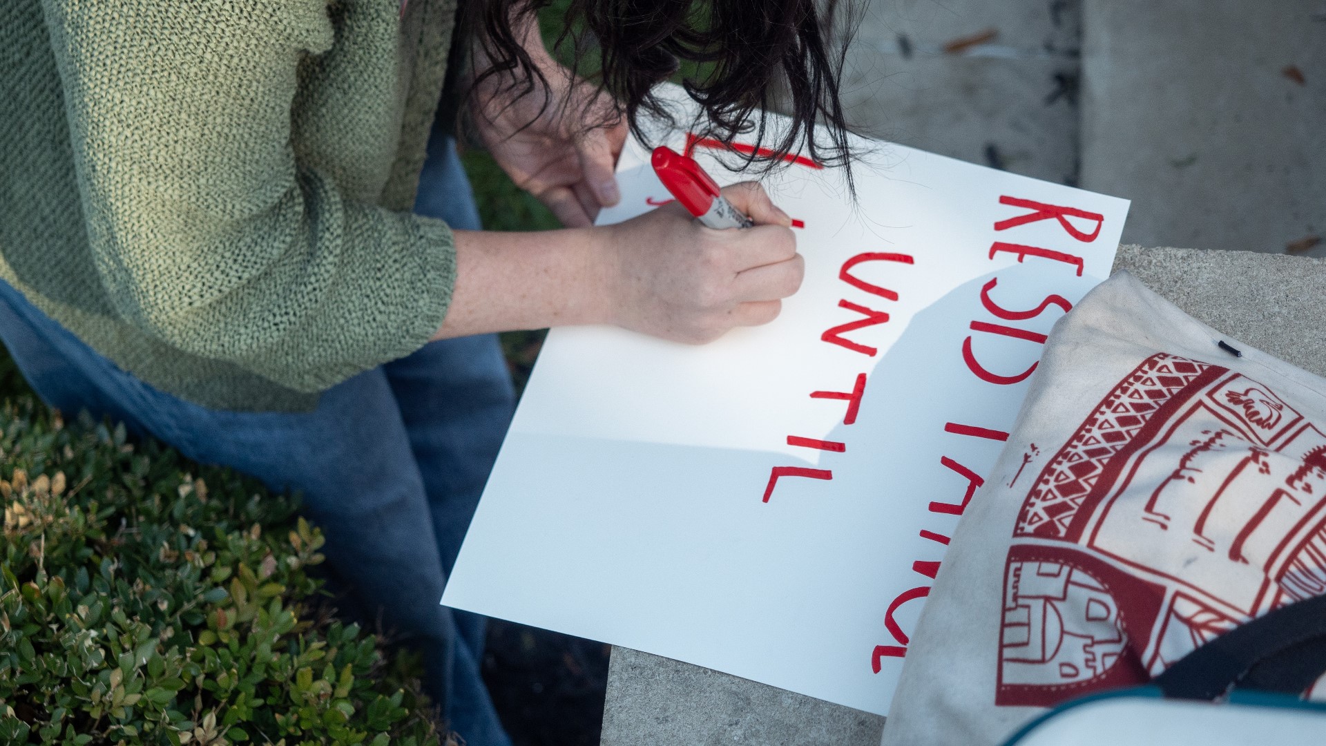 Student groups protest Palestinian treatment | whas11.com
