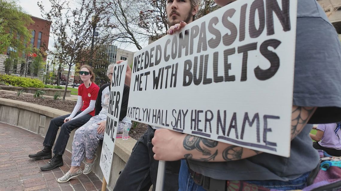 Louisville rally seeks justice for Katelyn Hall after fatal police ...