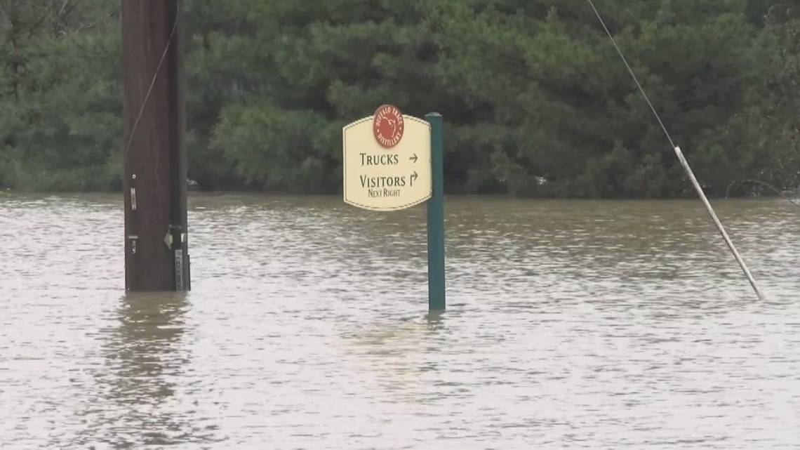 Buffalo Trace flooding | Distillery closes due to unprecedented rain ...