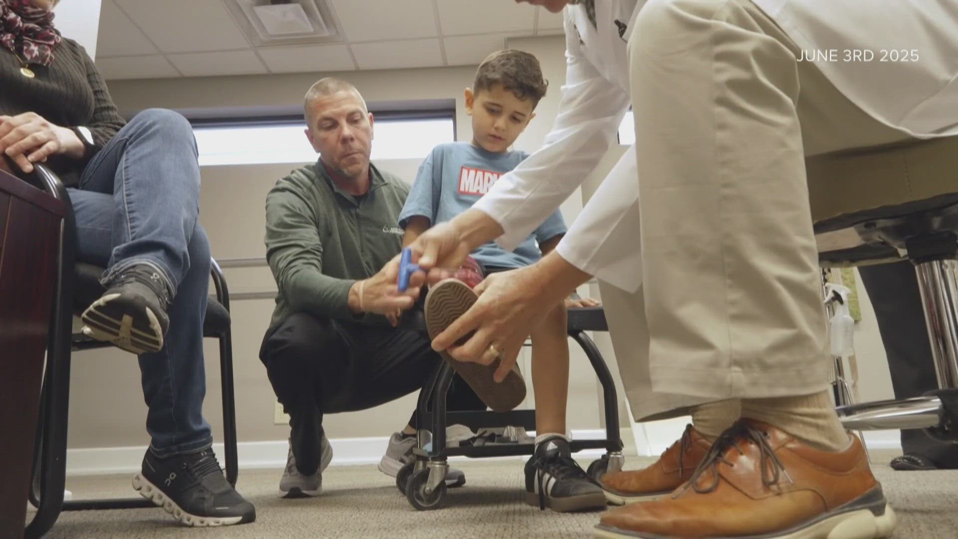 A boy who got a new leg in Louisville is being sent back to the Middle ...