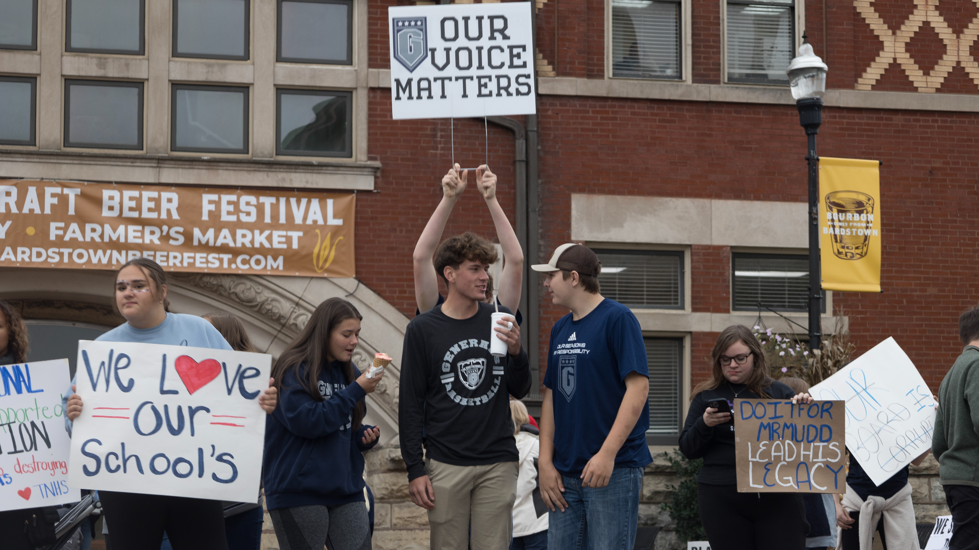 Nelson County educators, staff protest school board's merger plan ...