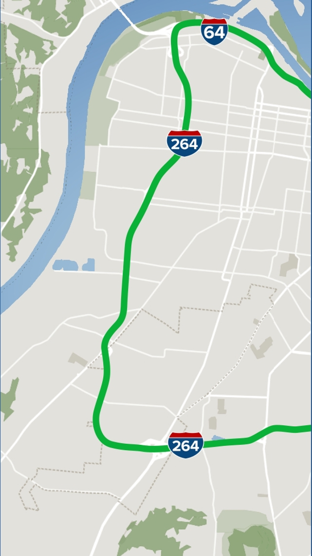 MAPS: Louisville roads close as major I-65 construction begins | whas11.com