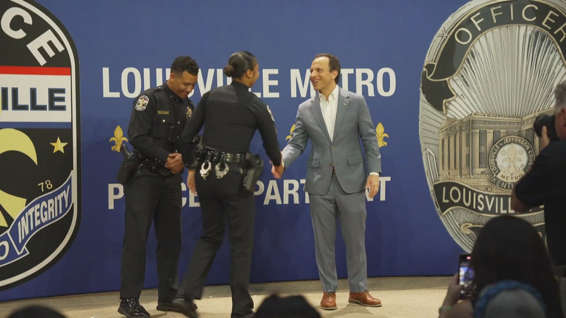 LMPD celebrates promotions in leadership roles | whas11.com