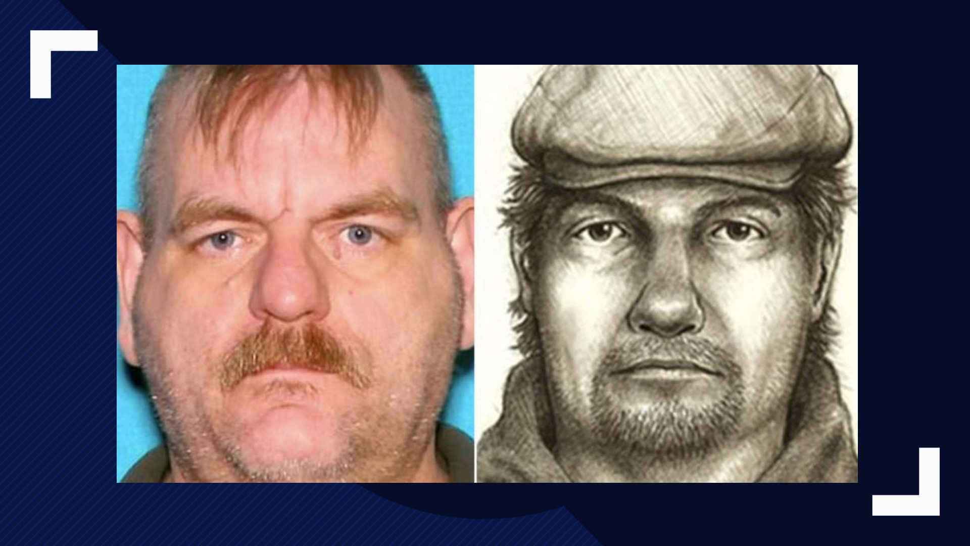 Man's mugshot draws comparisons to sketch of Indiana teens' suspected ...