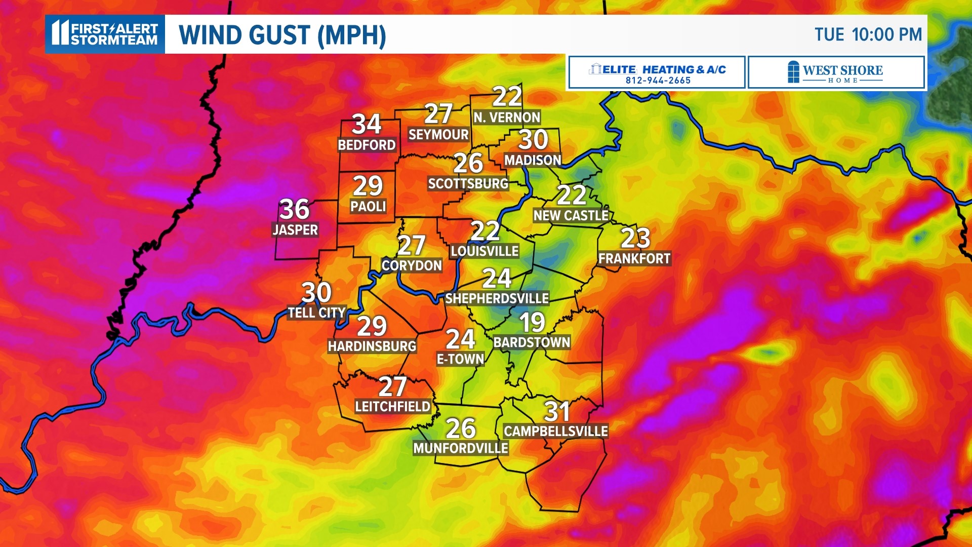 Risk of severe storms, hail and tornadoes in Kentucky, Indiana | whas11.com