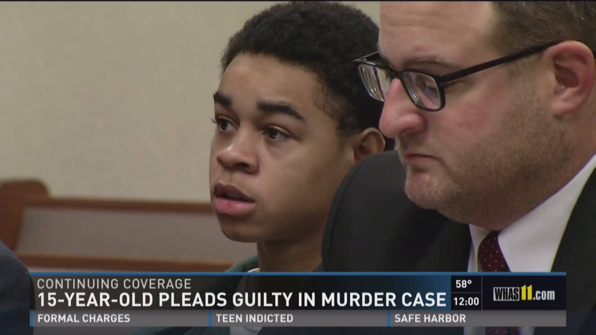 15 Year Old Pleads Guilty In Murder Case
