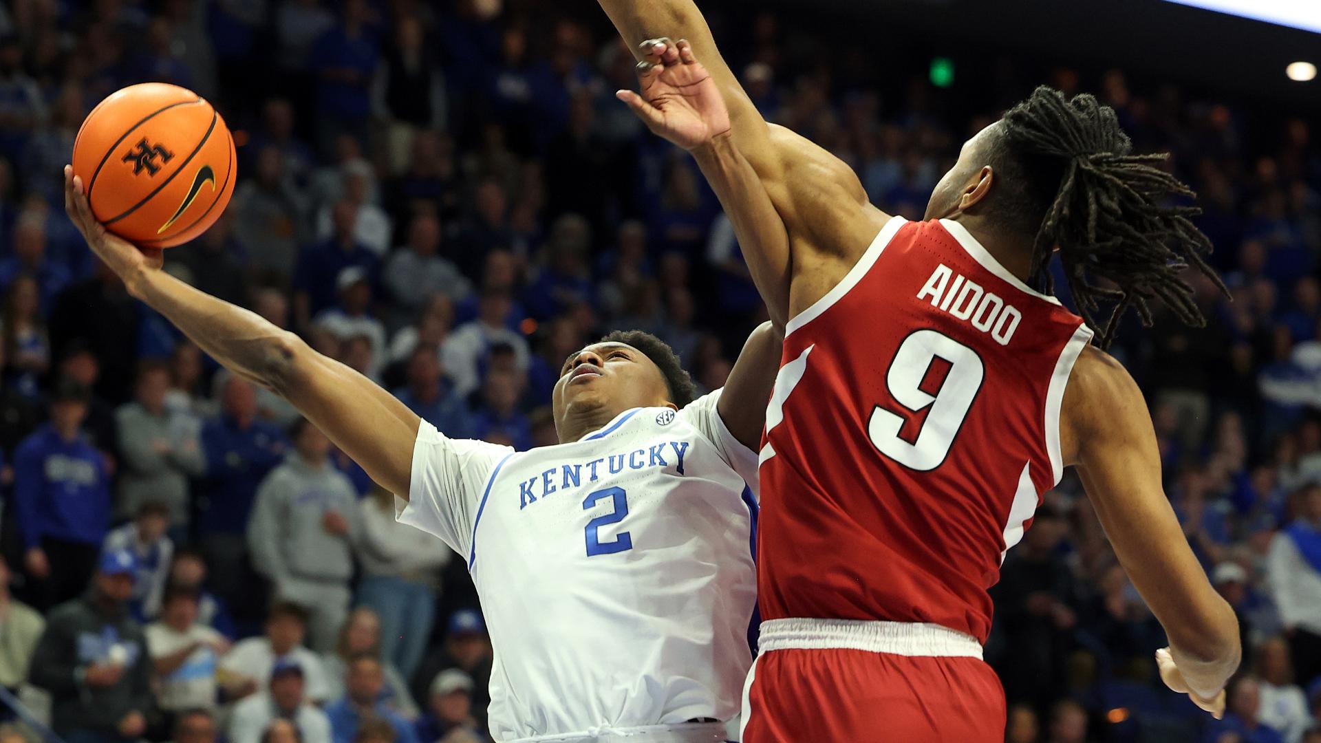 Arkansas stuns No. 12 Kentucky with Thiero's 21-point performance ...