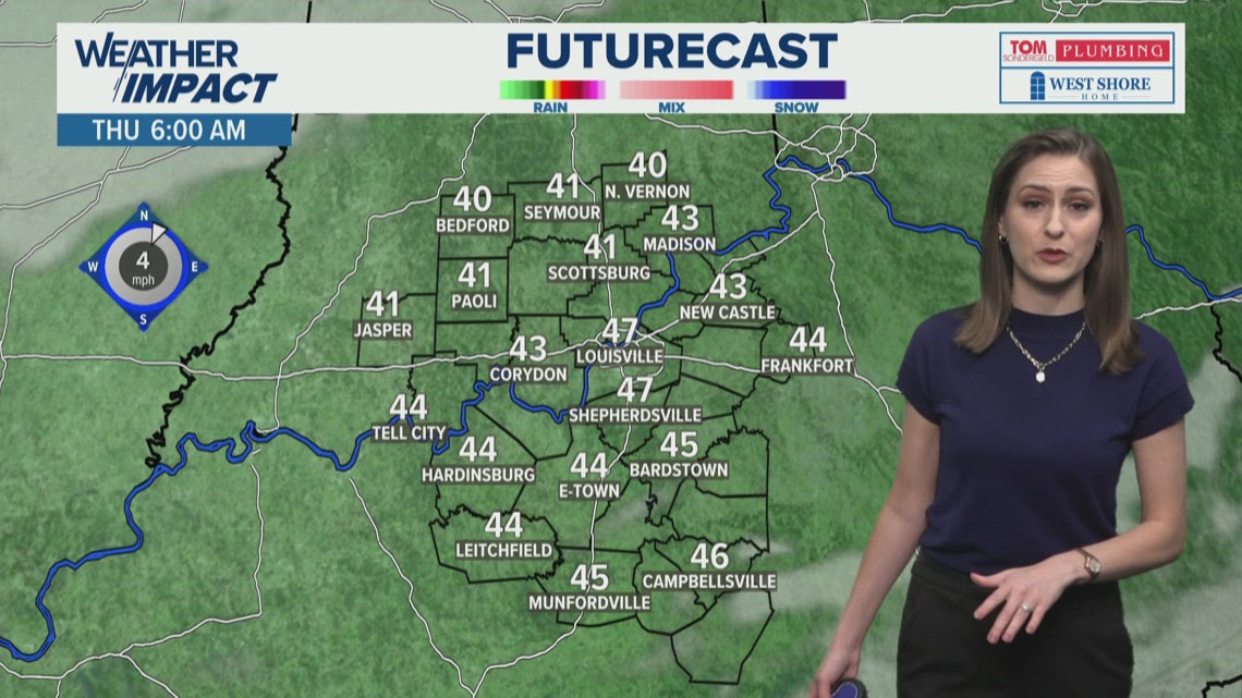 Cooler mid-week weather in Kentucky, Indiana | WHAS11 Weather Impact ...