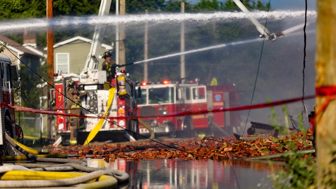 LFD: Warehouse fire under control, arson investigating | whas11.com