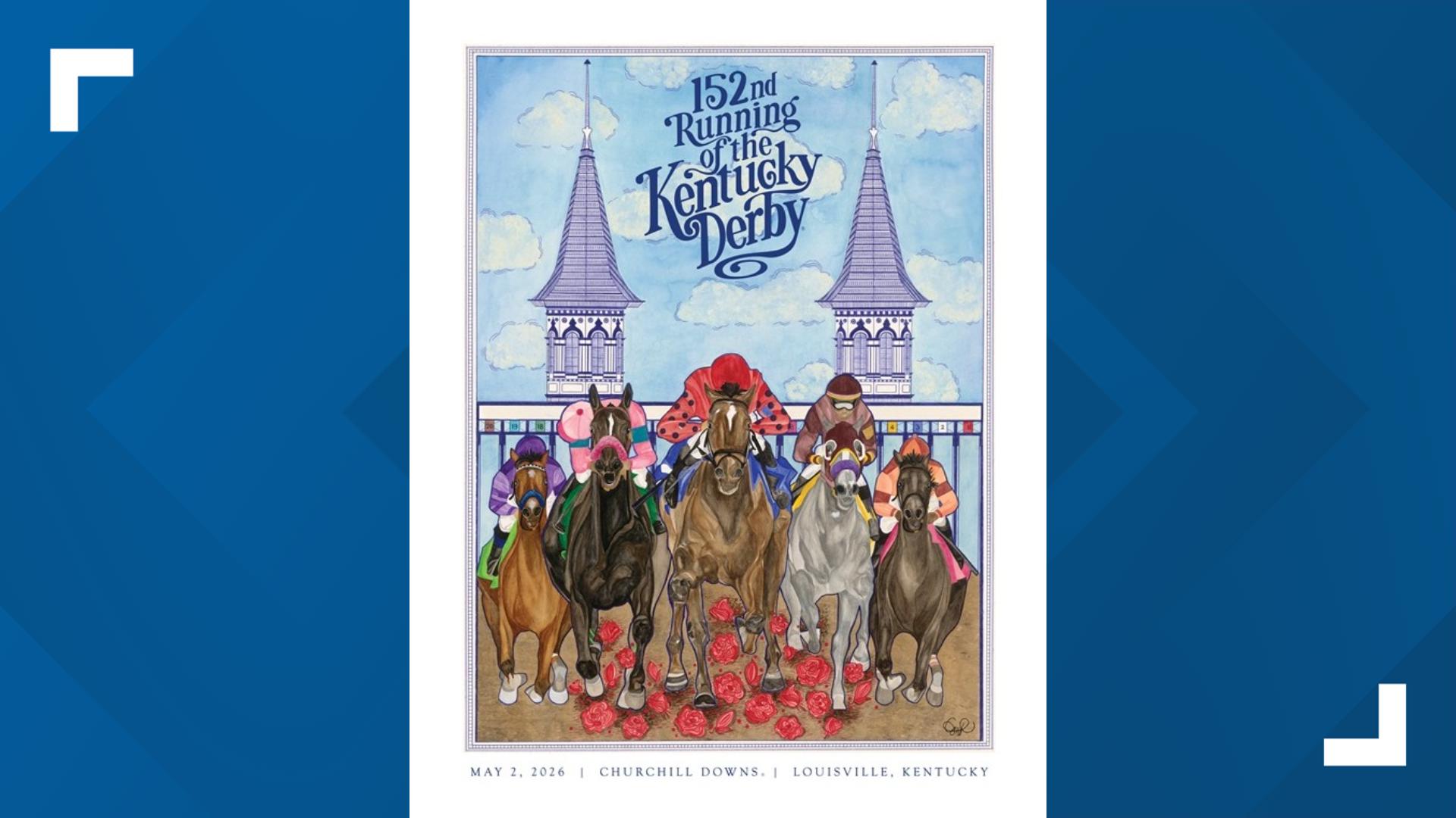 Churchill Downs unveils official design for Kentucky Derby 152 mint ...