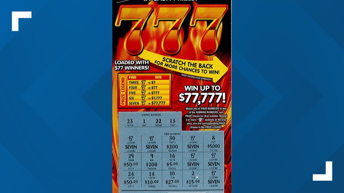 Kentucky Lottery winner wins $77,777 on scratch-off ticket | whas11.com