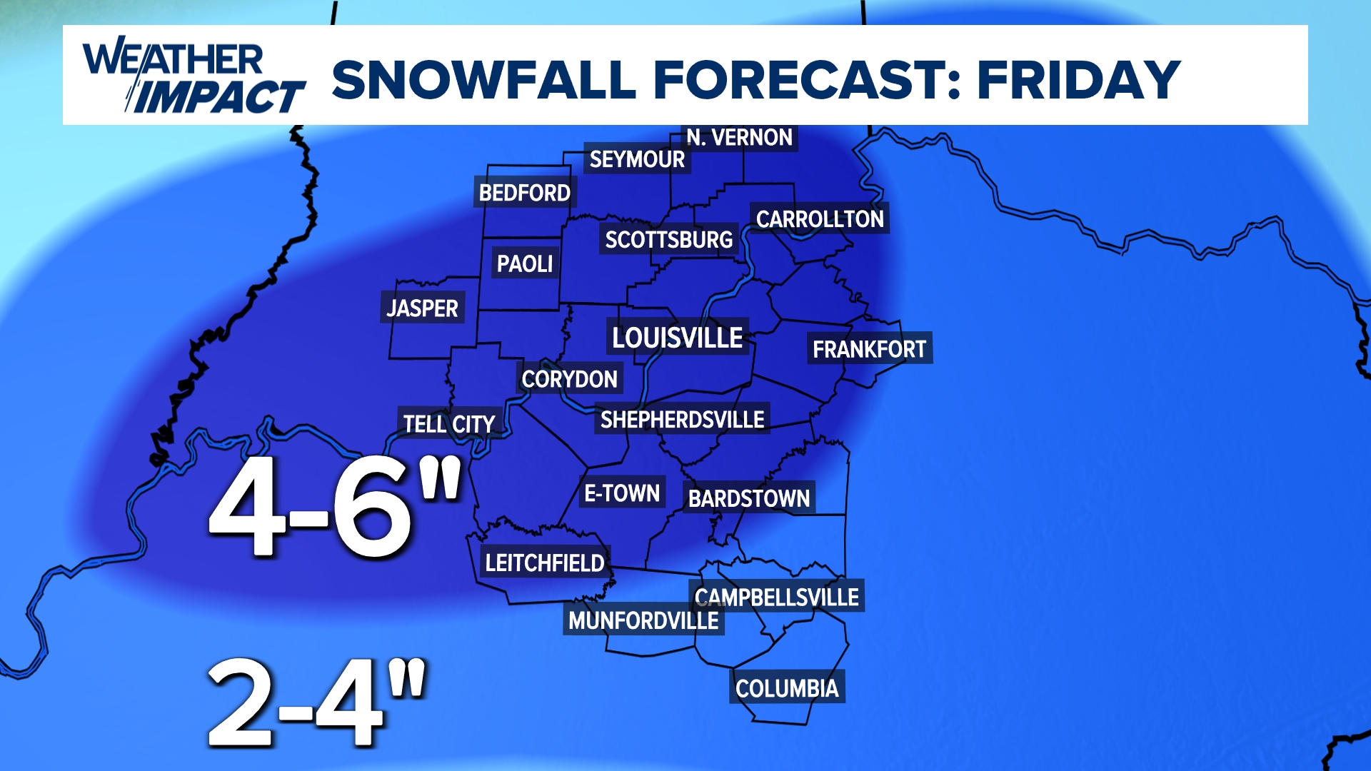 Here's when snow will start on Friday | Louisville weather forecast ...