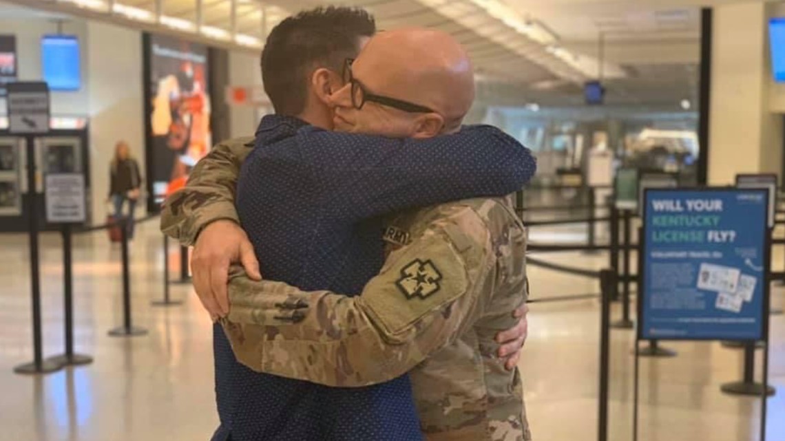 LGBT Military family in Kentucky reunites after a year away | whas11.com