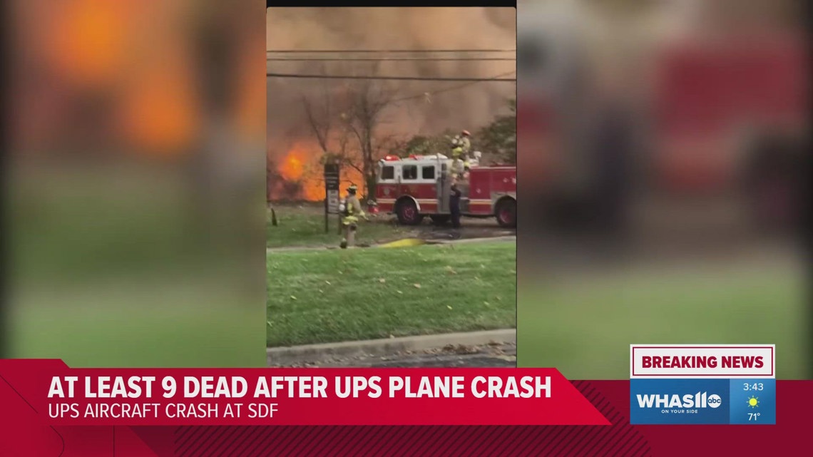 NEW VIDEO | UPS plane crash in Louisville as first responders rush to ...