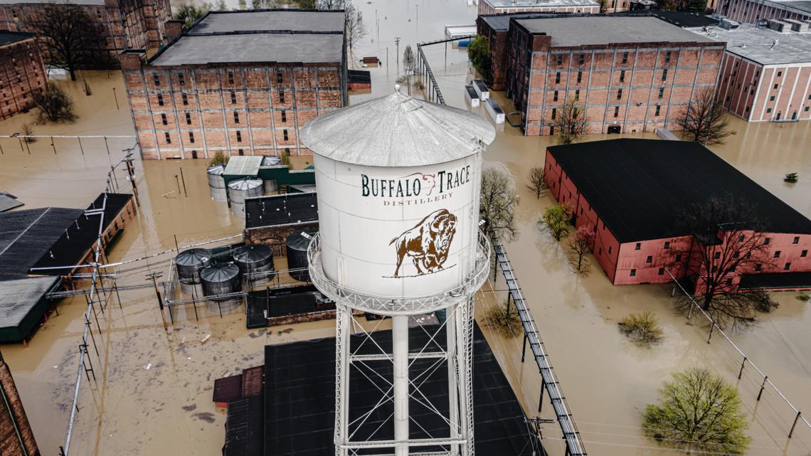 Buffalo Trace Distillery begins cleanup after devastating flooding ...