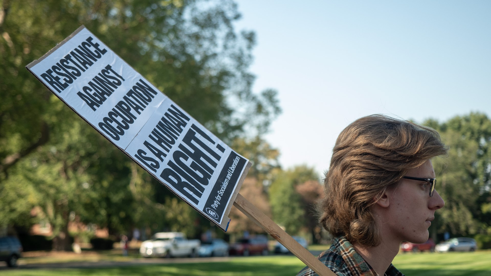 Student groups protest Palestinian treatment | whas11.com