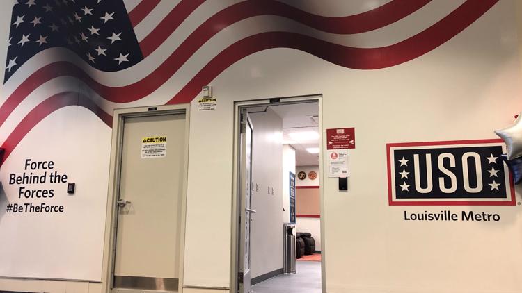 Louisville airport opens USO lounge for military members | whas11.com