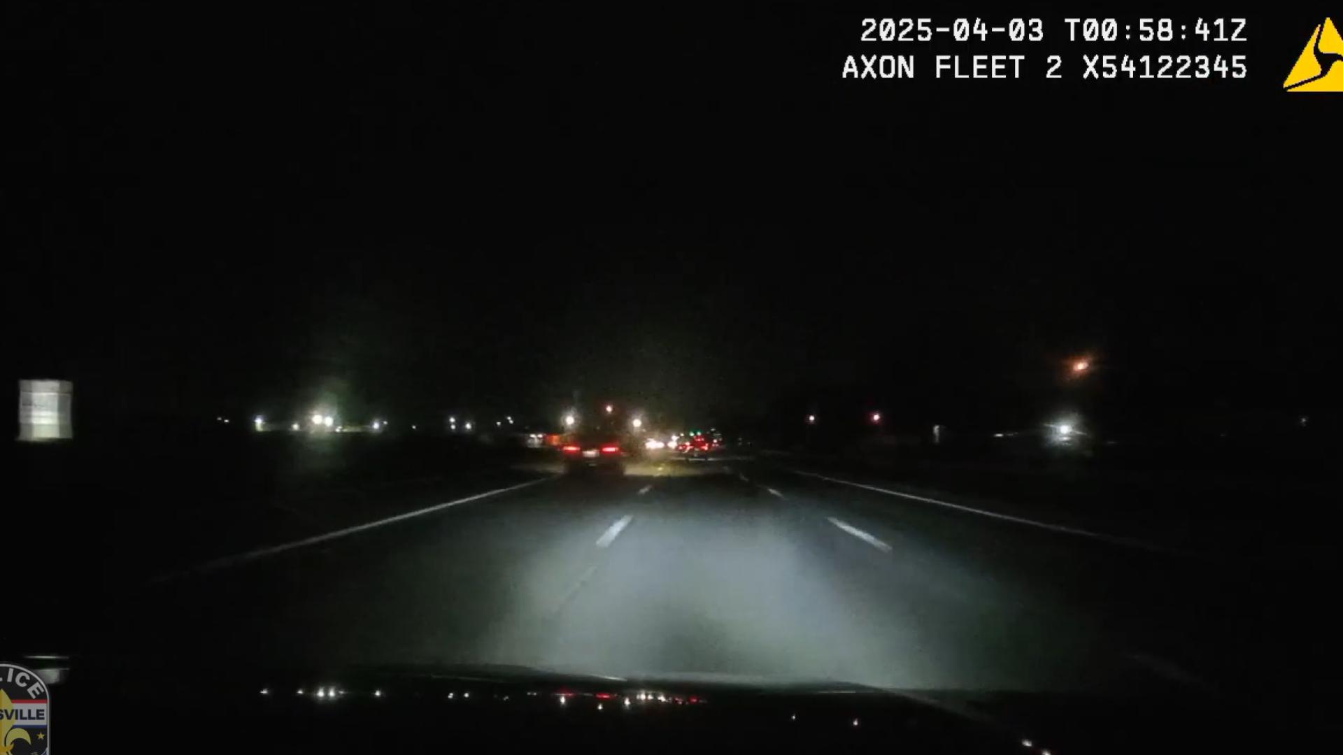 Dashcam shows LMPD officer speeding without lights, sirens before fatal crash | whas11.com