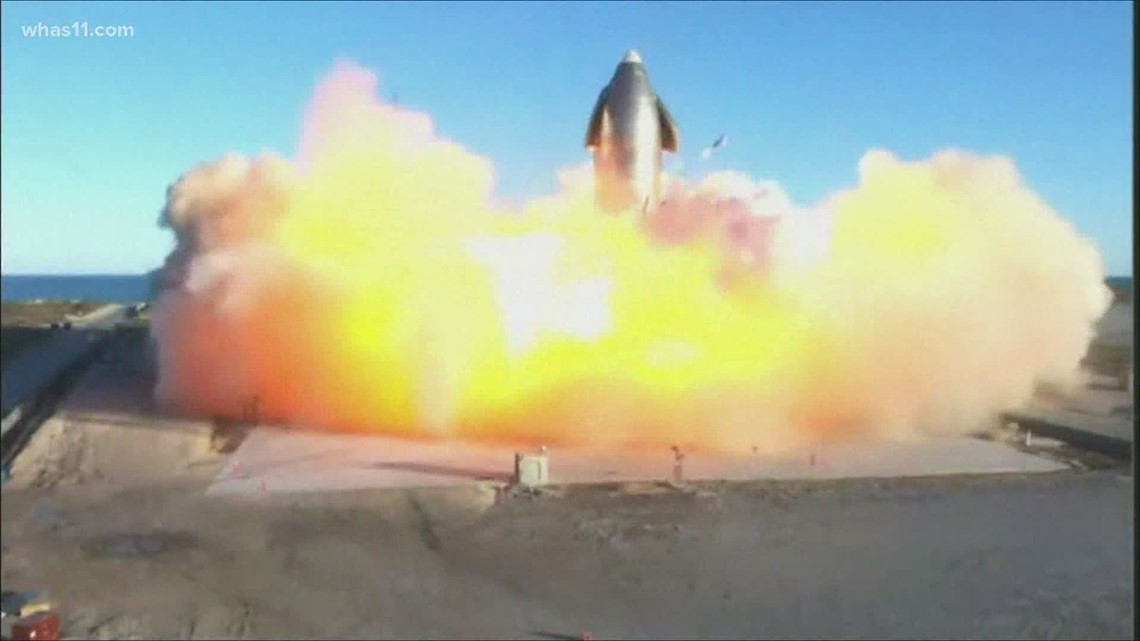 Unmanned SpaceX Starship test flight explodes during landing | whas11.com