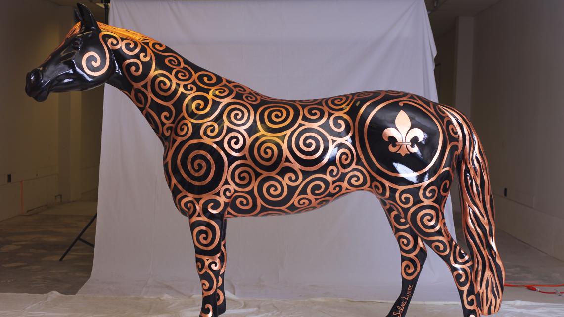 Colorful horses statues around Louisville; Here's what they are ...