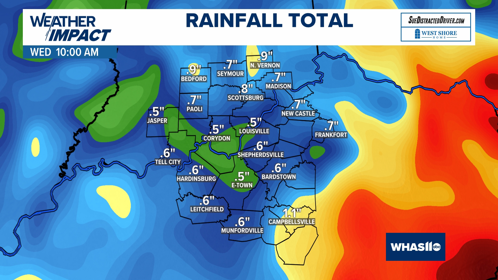 WHAS11 Weather Impact Alert days issued for Sunday, Monday | whas11.com