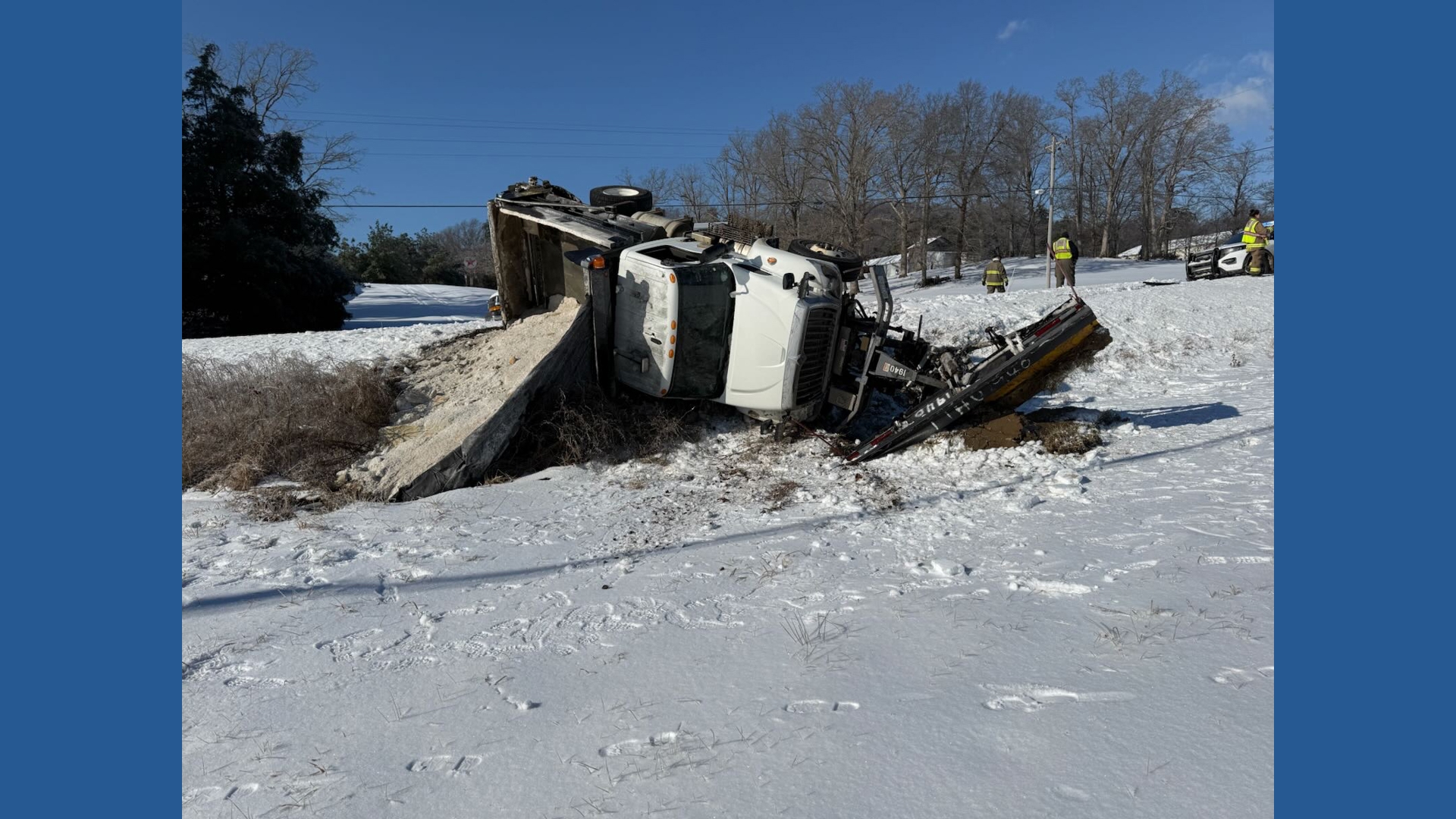 Layer of sleet and ice slows cleanup efforts in Bardstown, KY | whas11.com
