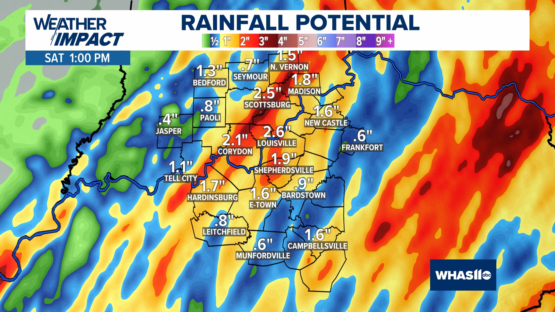 Strong storms possible Friday in Kentucky and Indiana | FULL FORECAST ...