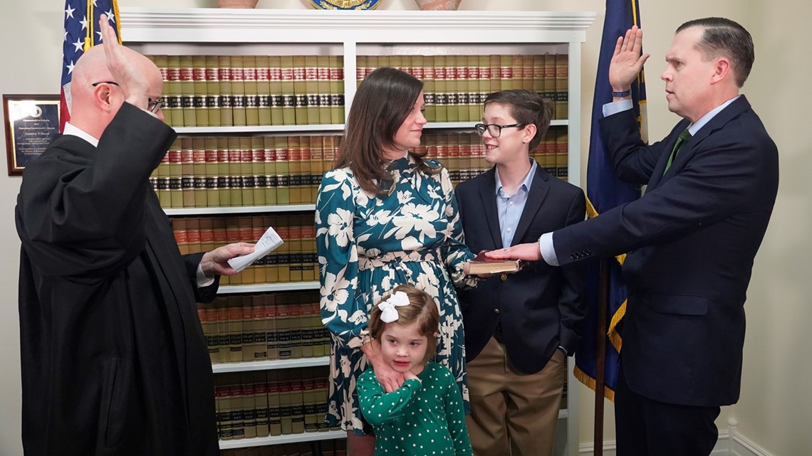 Russell Coleman sworn in as Kentucky's new attorney general | whas11.com