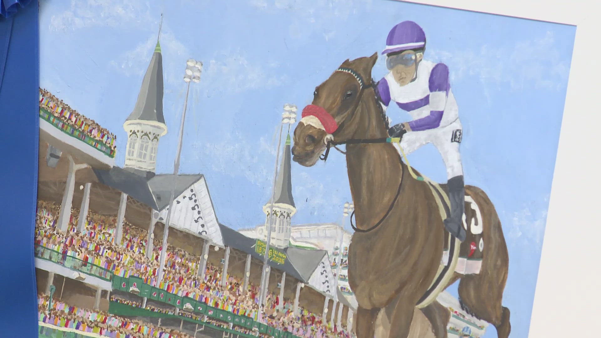 Louisville student captures Kentucky Derby spirit with winning artwork ...