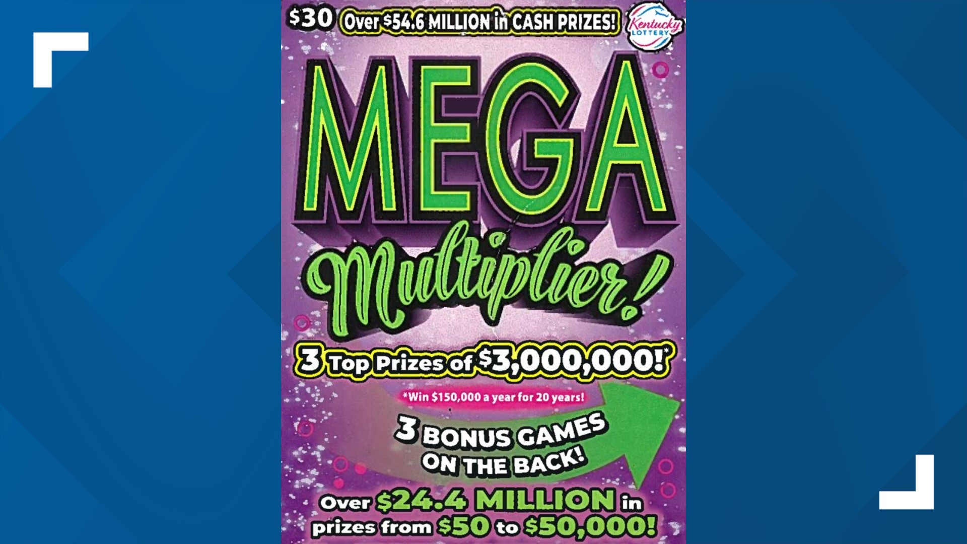Kentucky man wins $3 million in lottery scratch-off ticket | whas11.com