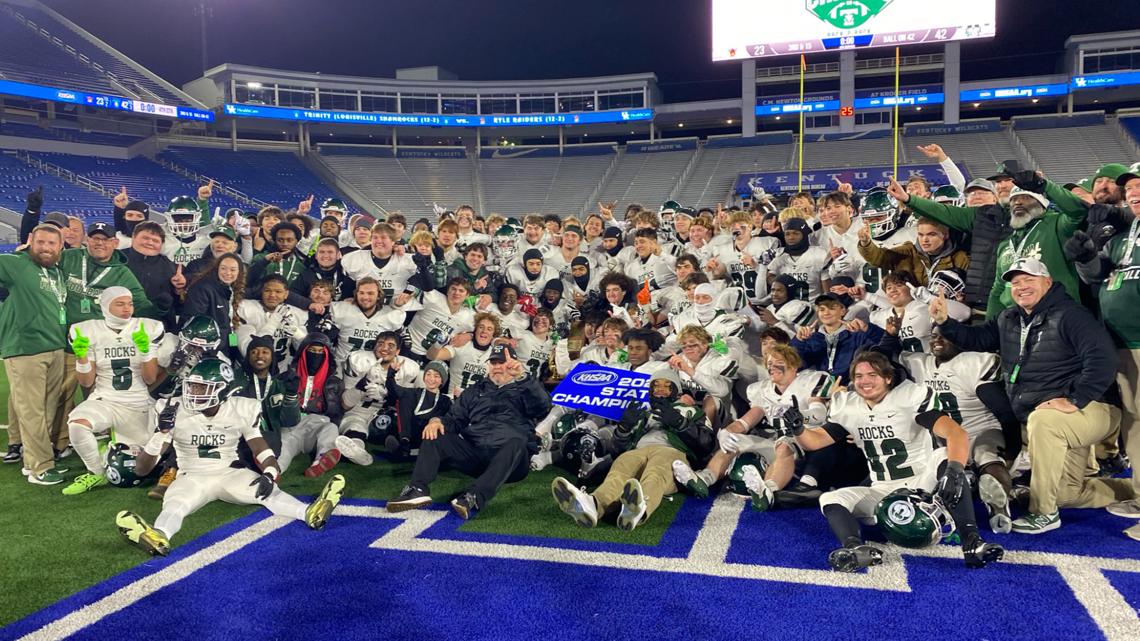 Trinity football wins 6A state title; beats Ryle 42-23 | whas11.com