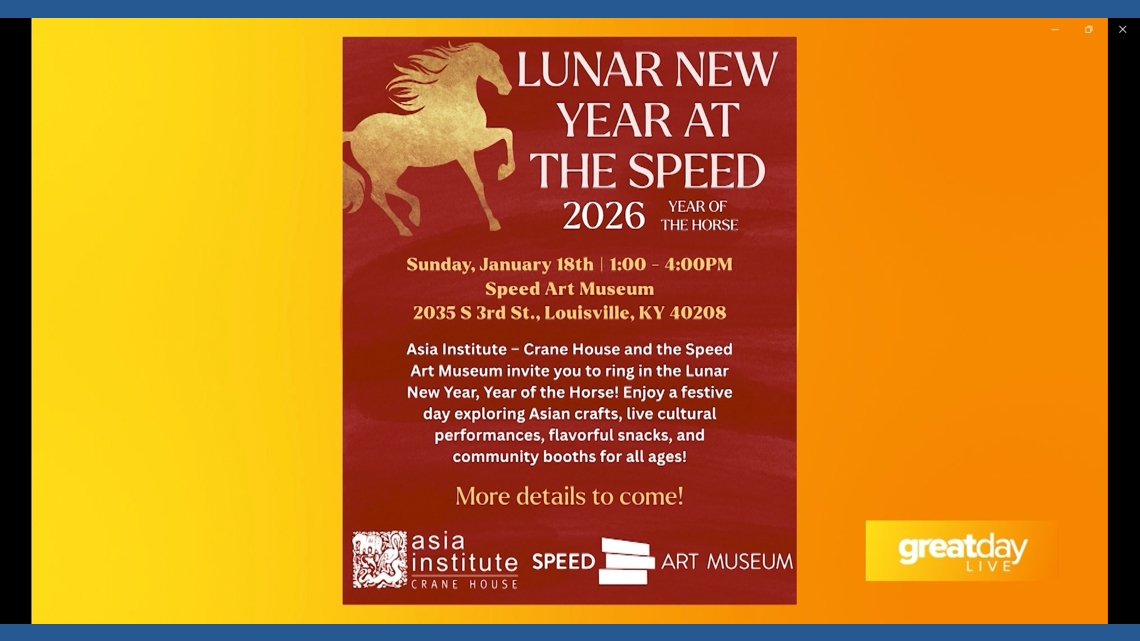 GDL: Attend the Lunar New Year Event at the Speed Art Museum | whas11.com