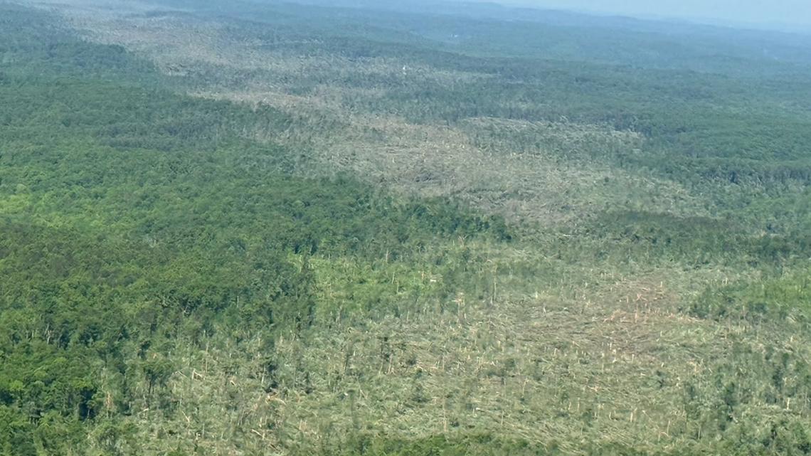 Kentucky tornado path: EF-4 twister crossed 3 counties, killing 19 ...